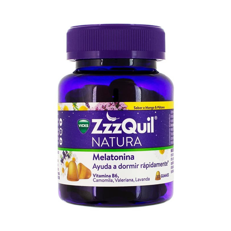 ZZZQUIL Forte Natura Sabor a Frutos del Bosque 30 Gummies